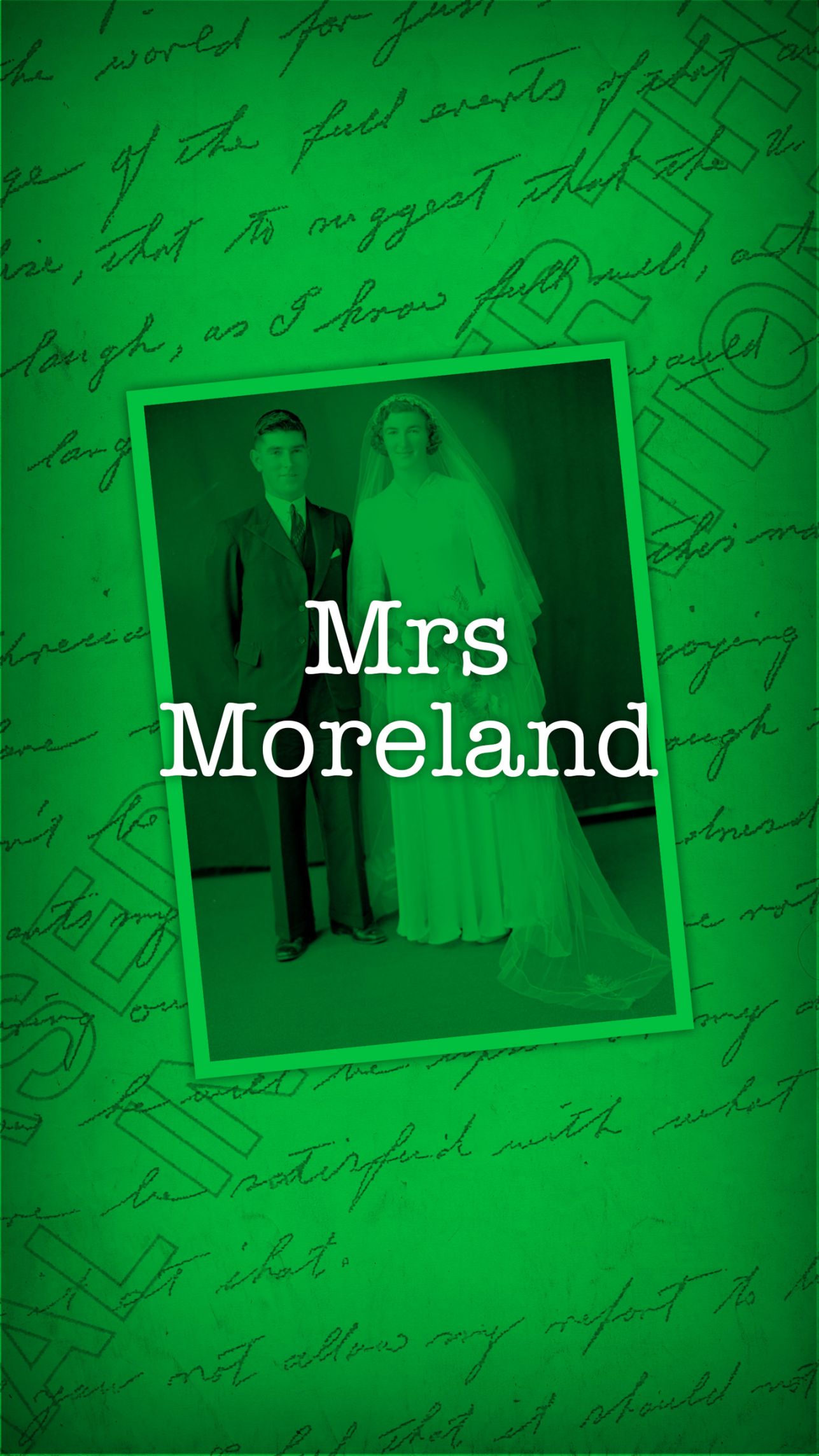 Finding Mrs Moreland